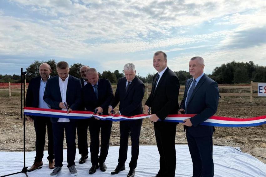 Construction work on the state-of-the-art wastewater treatment plant ...