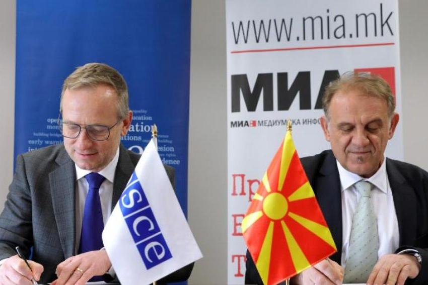 OSCE Mission to Skopje to support Media Information Agency ...