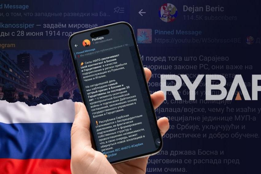 Pro-Russian Telegram channels are synchronously spreading panic and ...